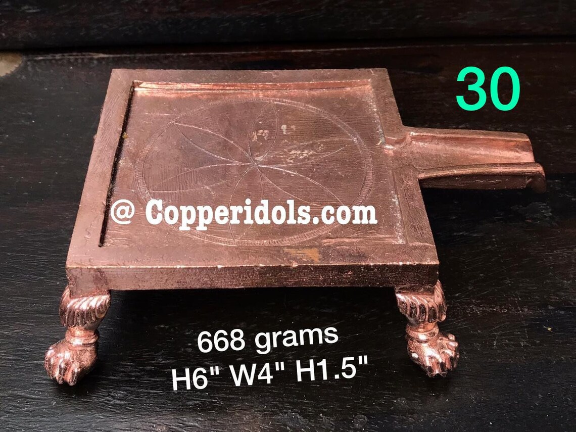 Prasiddh Copper Idols Presents Copper Abhishekapatra Somasutra | Etsy