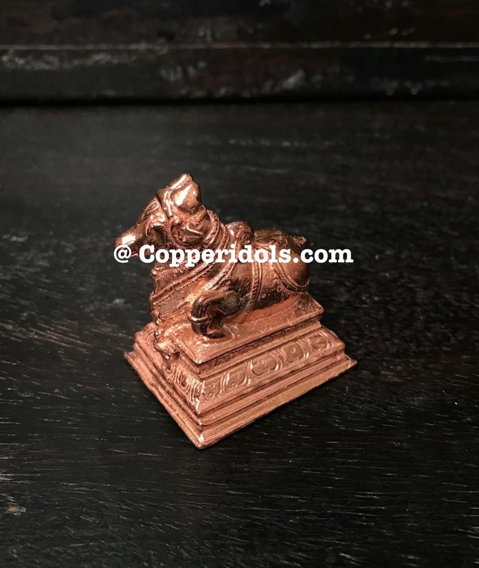 Prasiddh Copper Idols Presents Lord Nandi the Vehicle of Lord - Etsy
