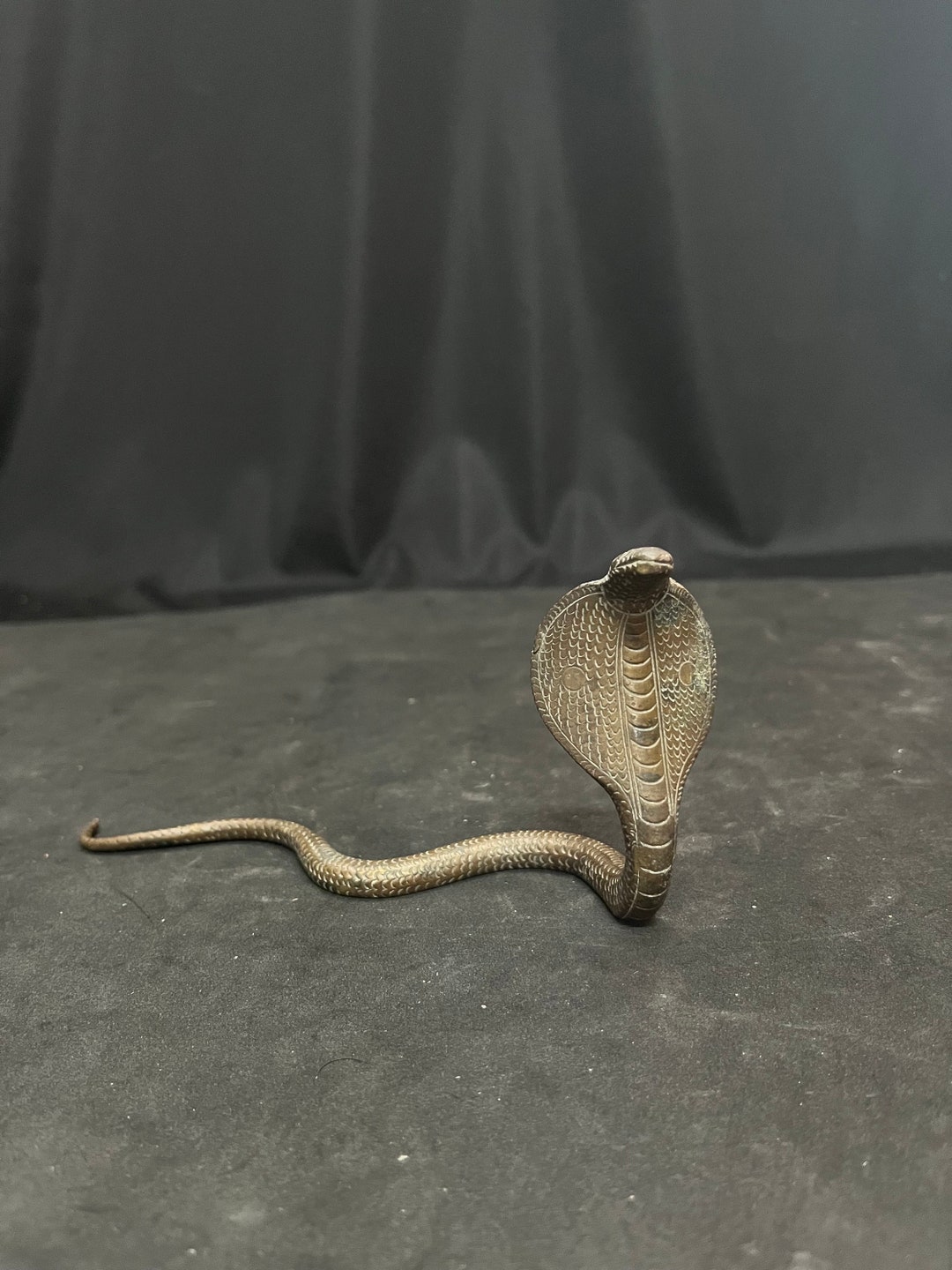 Vintage Bronze Cast Naga Figurine Miniature Model - Etsy