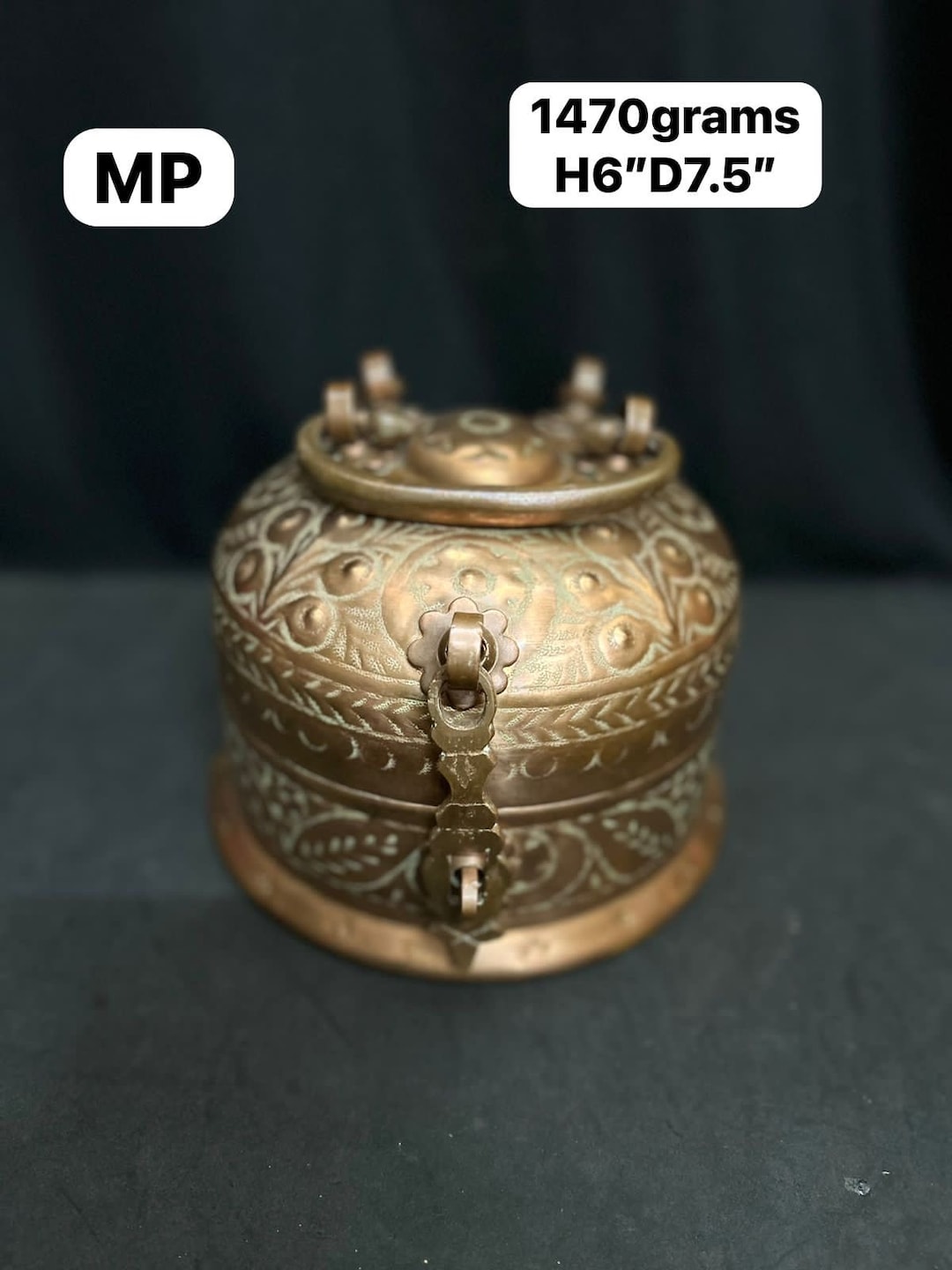 Vintage Copper Made Rare Paan Box From Deccan - Etsy UK