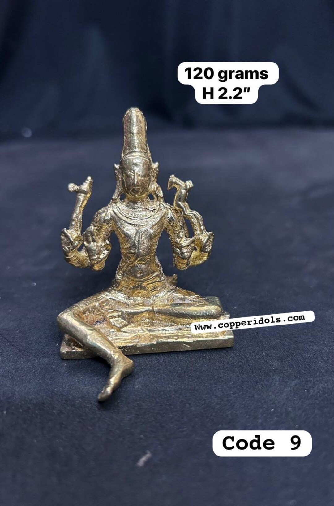 Panchaloha Idol of Soma Skanda Style , Arunchala Murthy Shiva in ...
