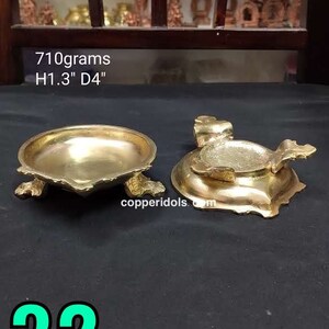 Prasiddh Copper Idols Present Panchaloha Idol of Deepa With Leg Stand ...