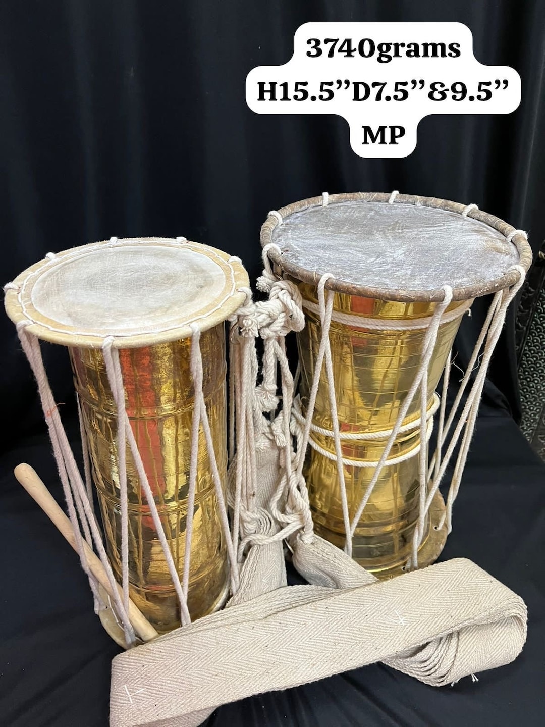 Vintage Bronze Cast Chende Drum Instruments - Etsy