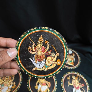 Ganjifa Cards , Mysore Painting Cards Set of 8 Dashavataram Mysore ...