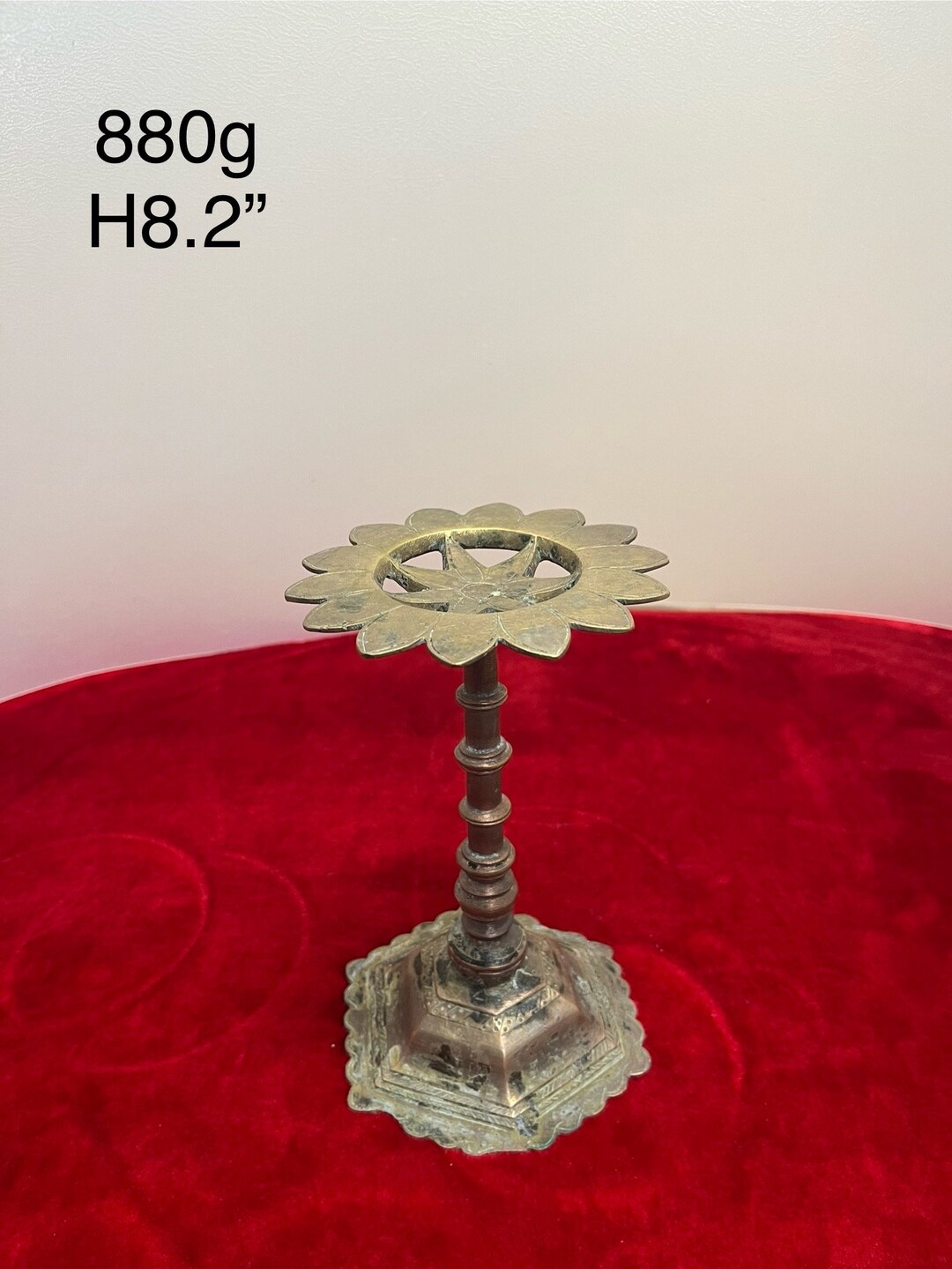 Vintage Bronze Cast Pooja Book Stand From Bengal - Etsy