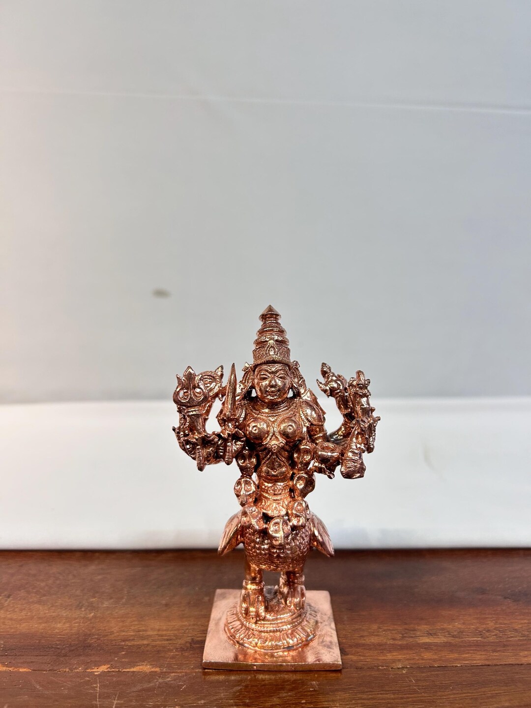 Prasiddh Copper Idol Presents Copper Pakshi Durga - Etsy