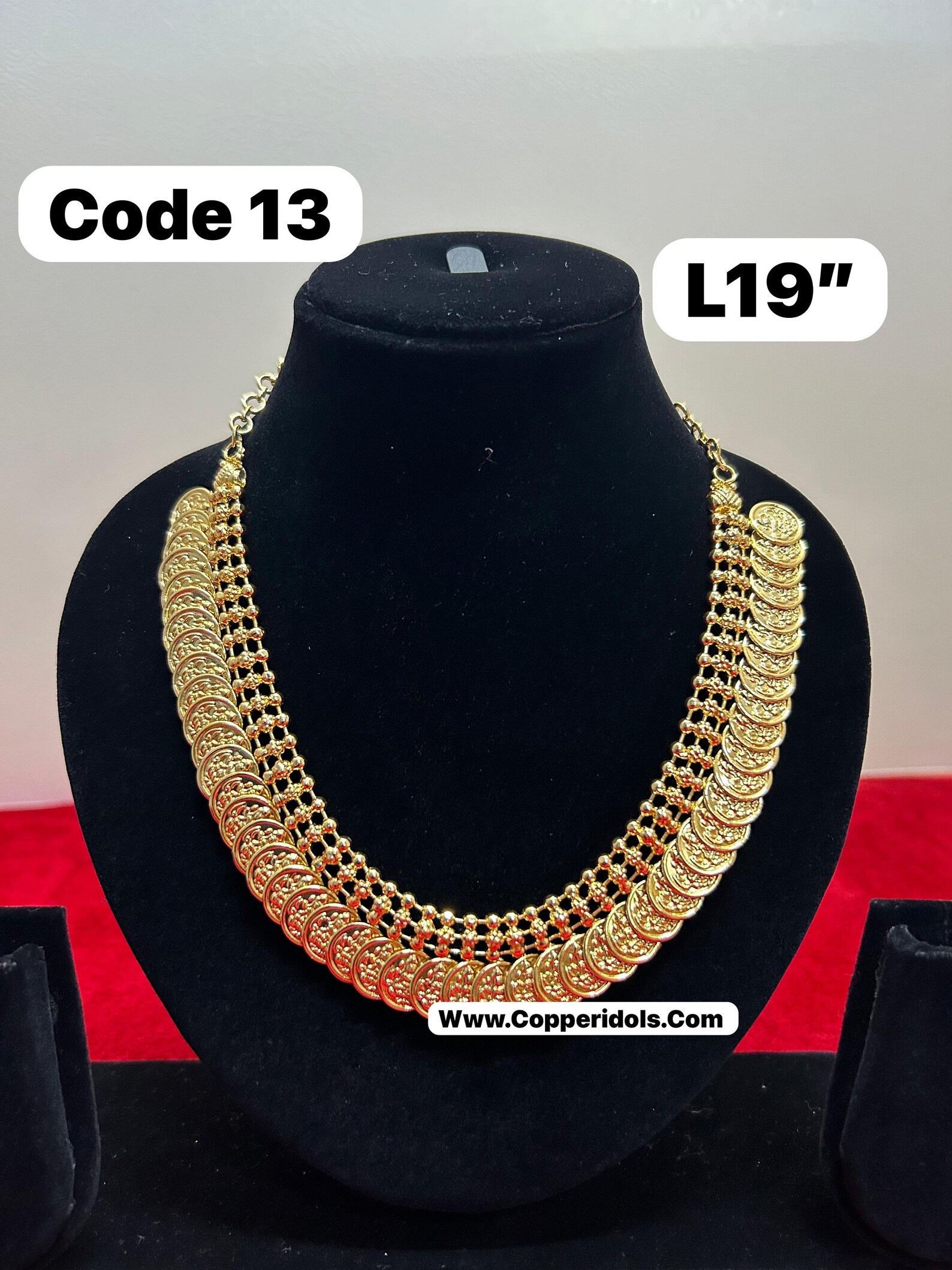 Prasiddh Copper Idols Presents Panchaloha Made Gold Polished Choker ...