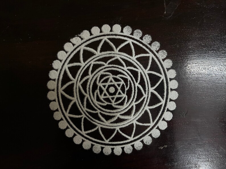 Prasiddh Arts Presents Rangoli Stencil Sri Yantra Set of 2 - Etsy