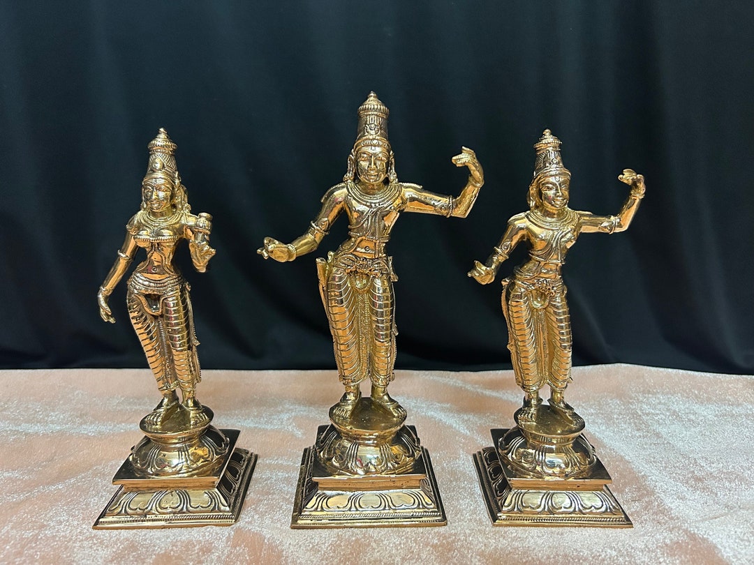 Panchaloha Handcrafted Rama Parivara/ Rama Set/ Ram Parivar/ Rama ...