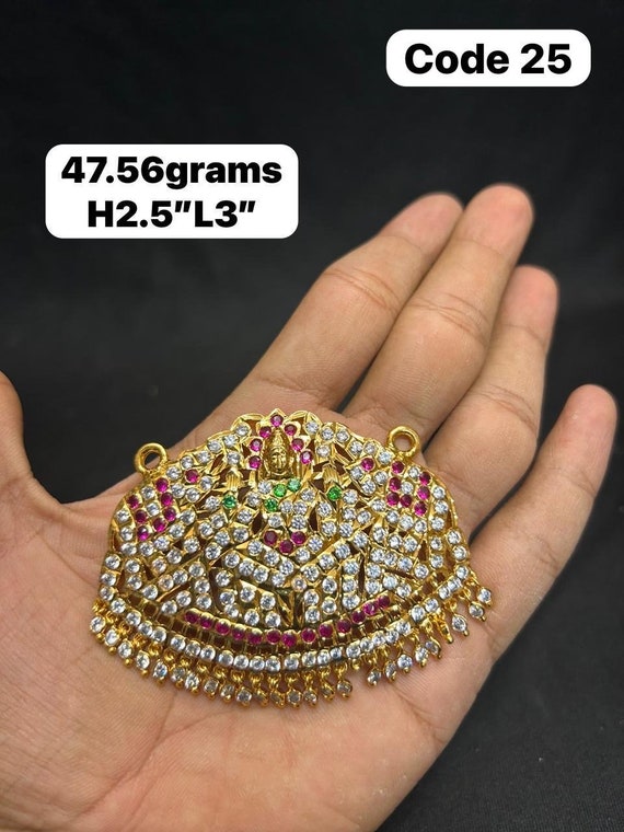 5 gram gold lakshmi pendant store