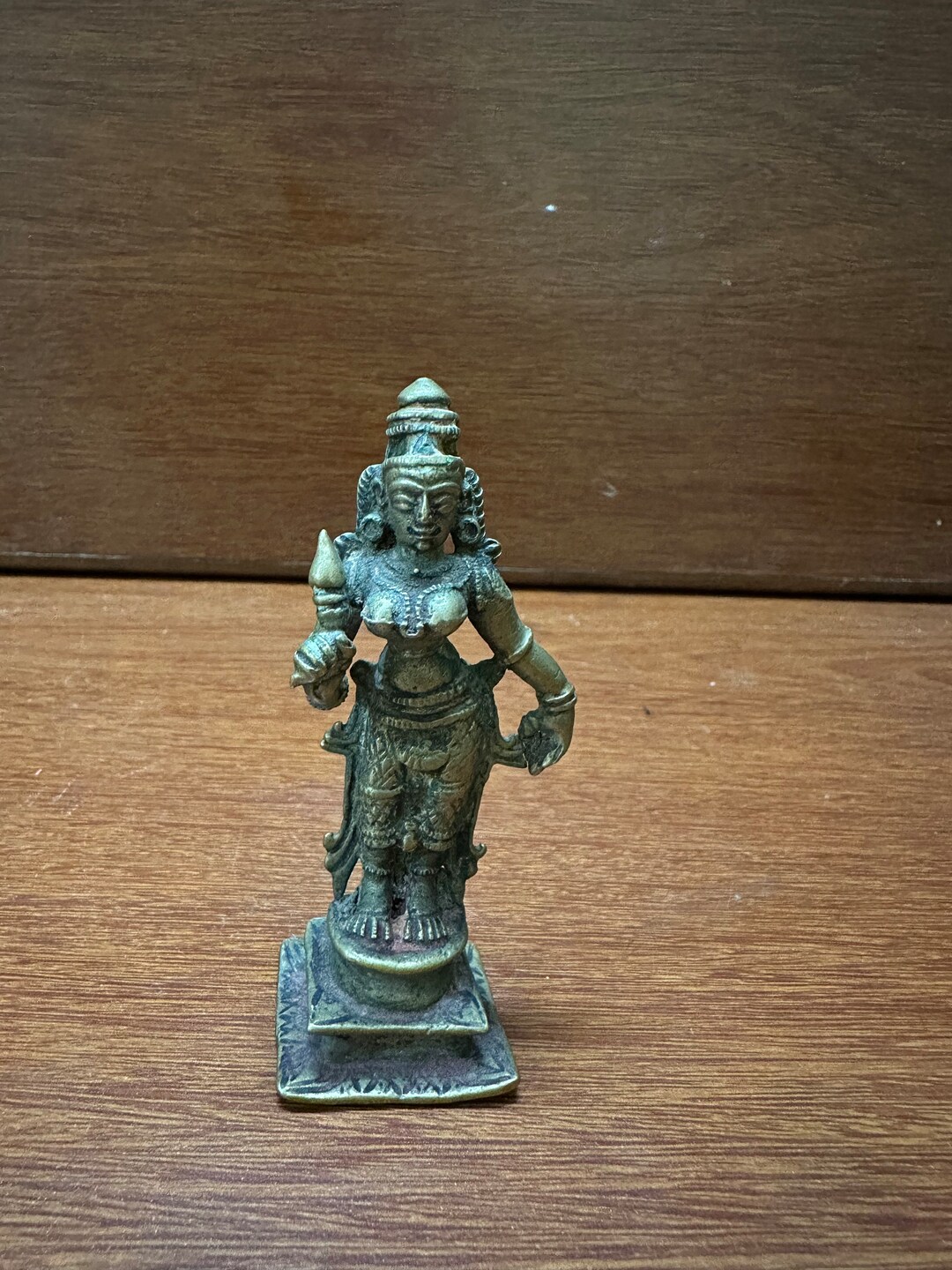 Vintage Solid Bronze Cast Uma Devi - Etsy
