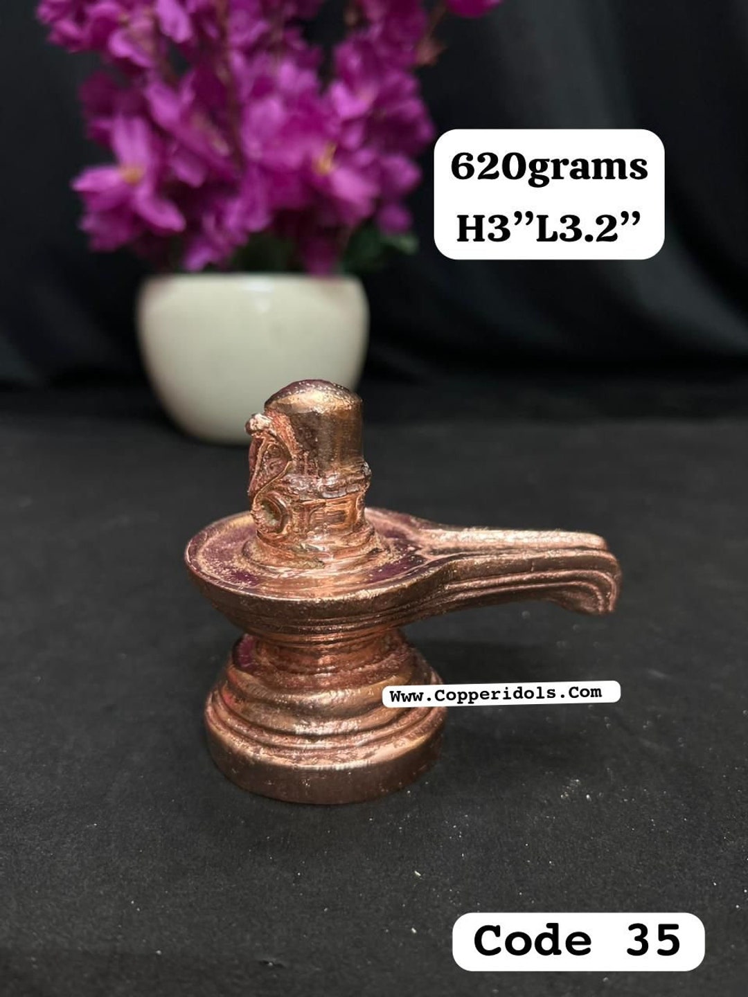 Copper Casted Idol of Shiva With Naga - Etsy