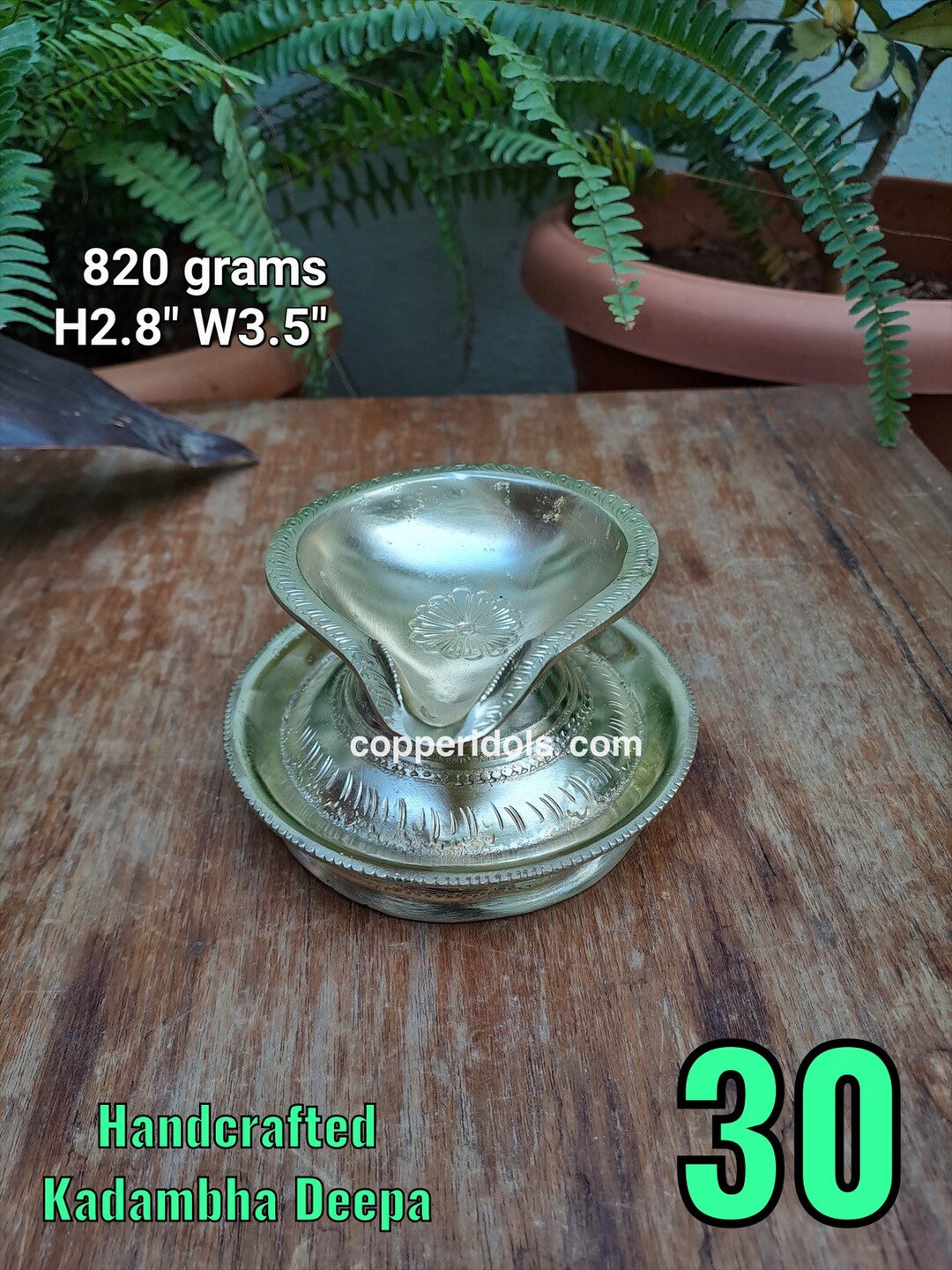 Prasiddh Copper Idols Present Panchaloha Idol of Kadamba Deepam - Etsy