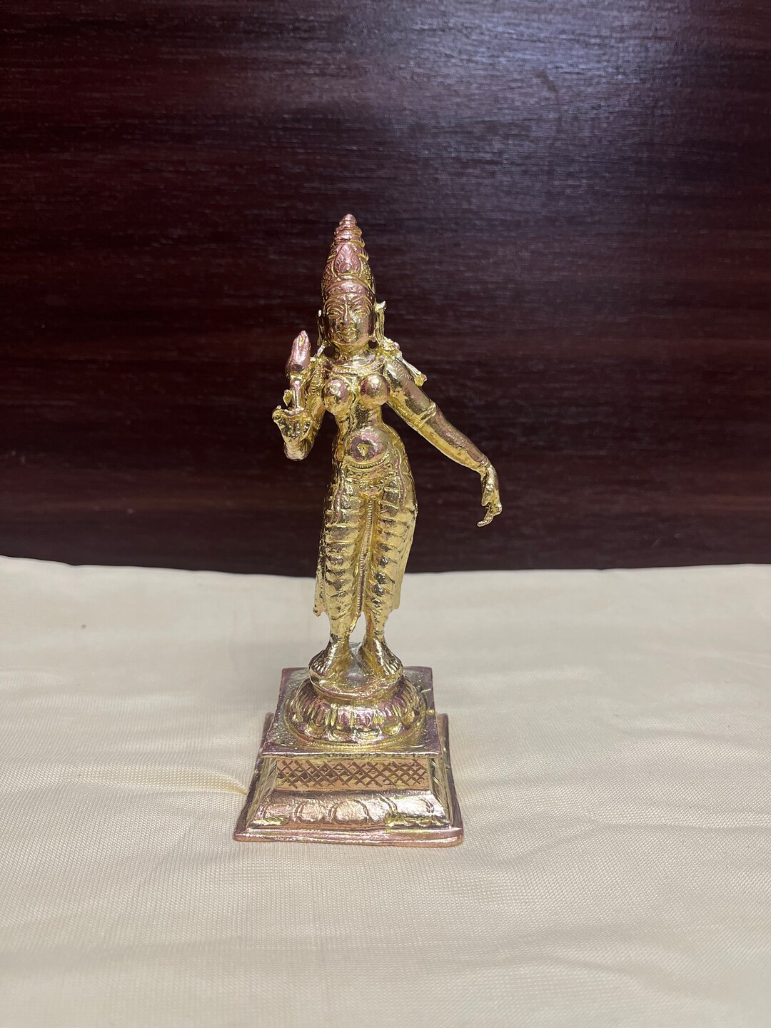 Prasiddh Copper Idols Presents Panchaloha Idol of Uma Devi / Bhu Devi ...