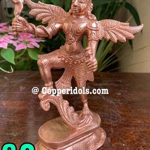 Prasiddh Copper Idols Presents Copper Idol of Garuda Swamy - Etsy