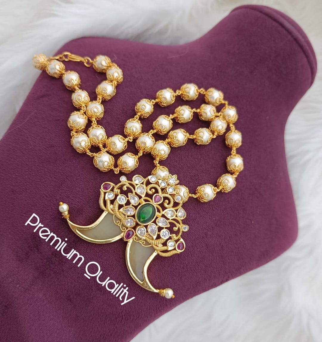 Prasiddh Copper Idols Presents Panchaloha Made Gold Polished Puligoru ...