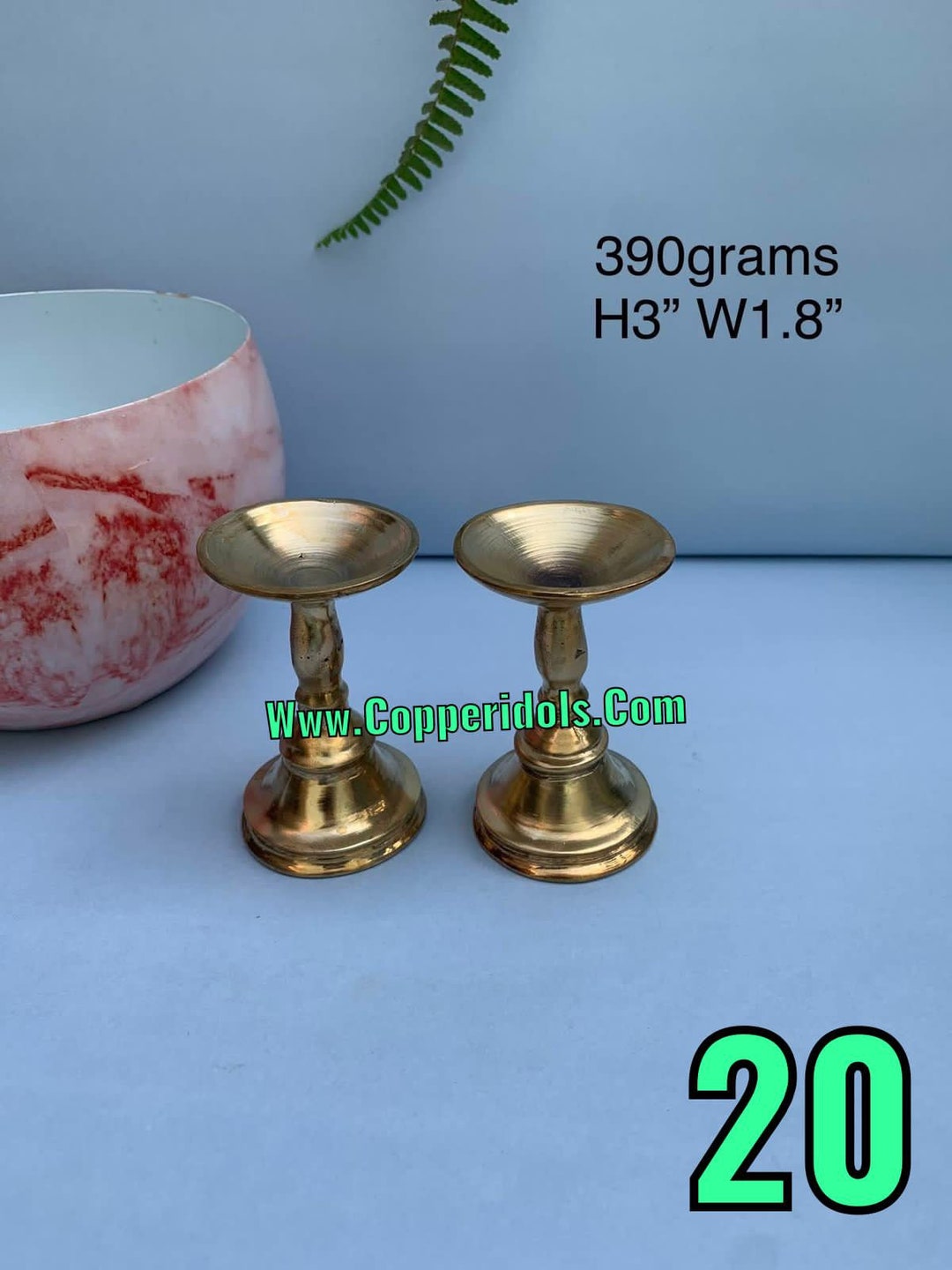 Prasiddh Copper Idols Present Panchaloha Idol of Karnataka Lamp Deepam ...