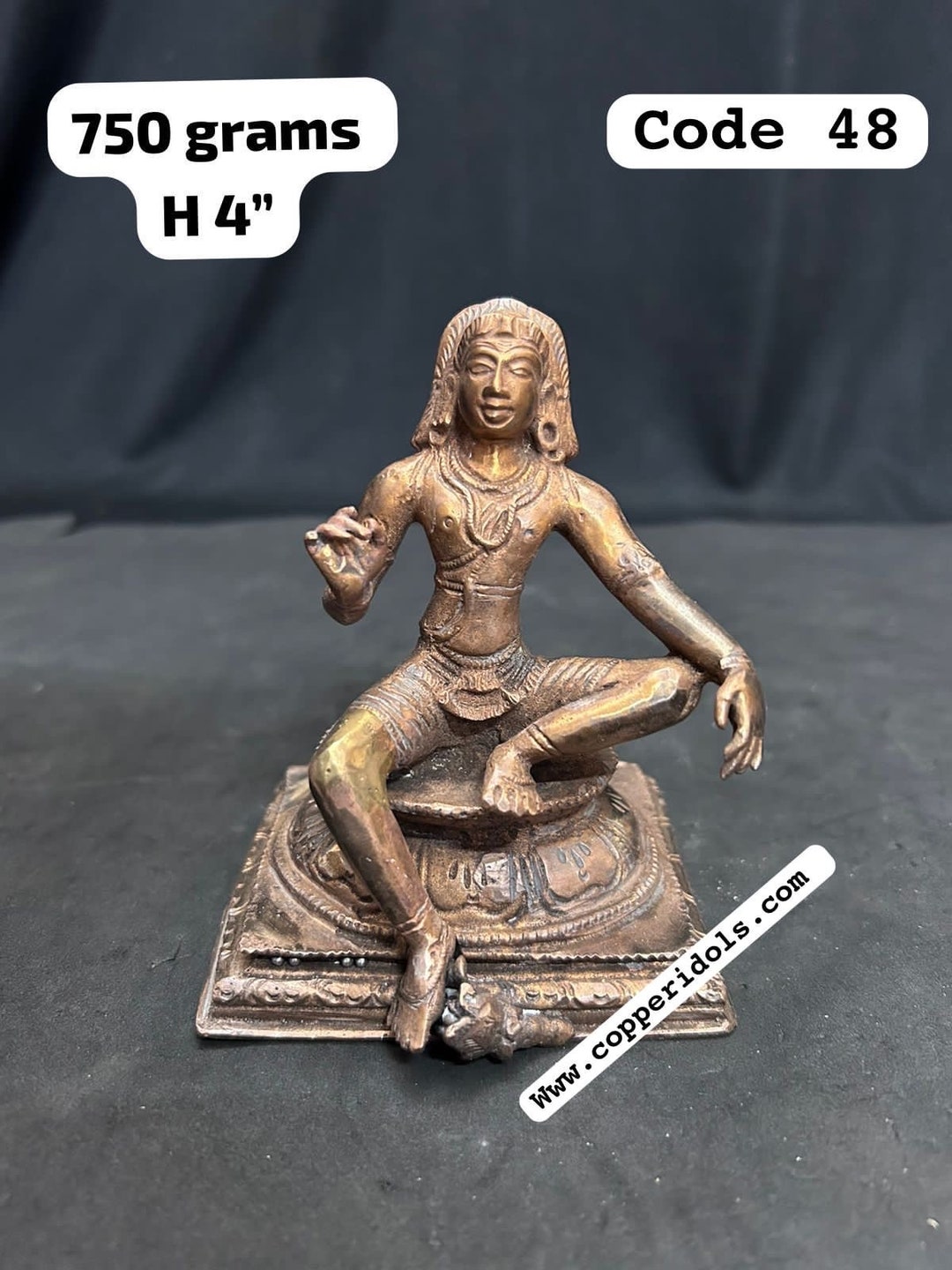 Prasiddh Copper Idols Presents Bronze Idol of Shri Ayyanar Swamy , Dharma Shasta Swamy - Etsy
