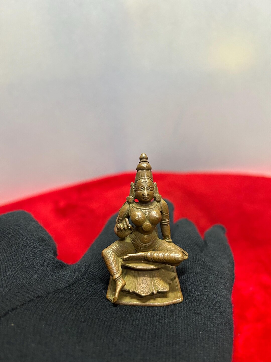 Vintage Bronze Cast Uma Devi Idol - Etsy