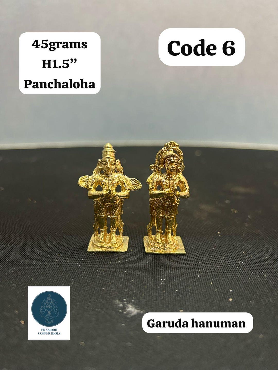 Panchaloha Made Garuda and Hanuman Miniature Idols - Etsy