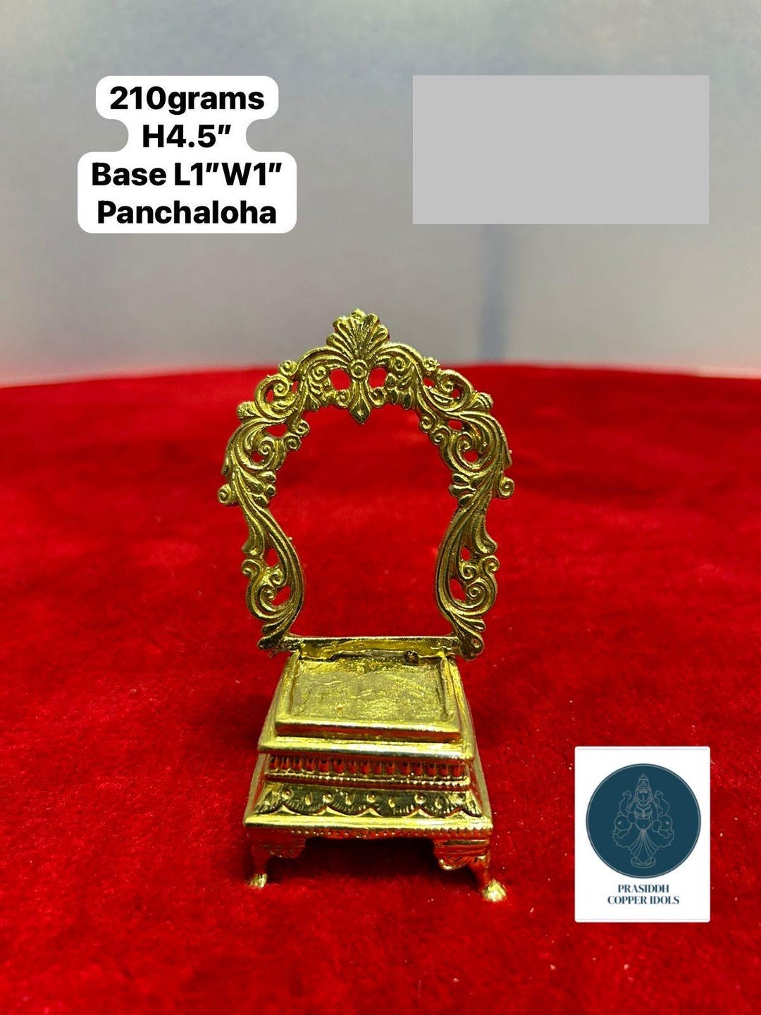 Prasiddh Copper Idols Presents Panchaloha Idol of Peeta Prabhavali - Etsy