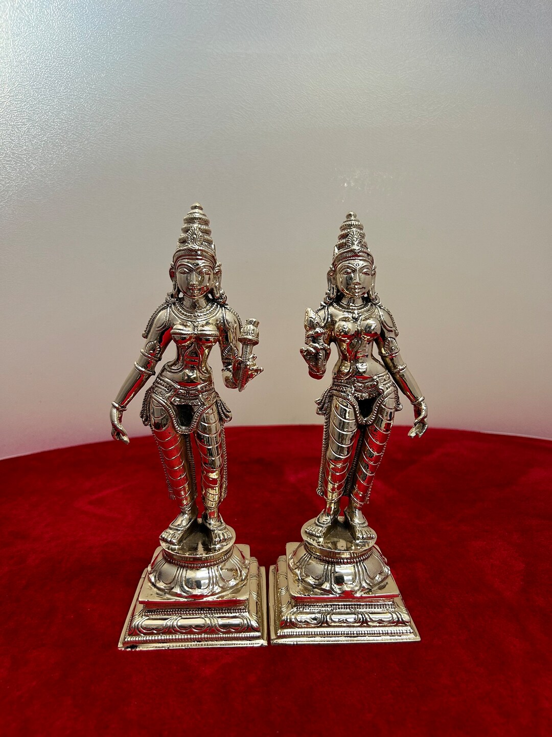 Prasiddh Copper Idols Presents Panchaloha Idol of Sridevi Bhudevi - Etsy