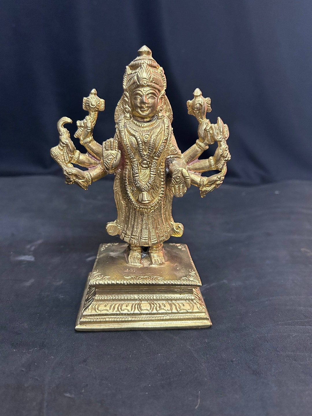 Panchaloha Made Ashtabhuja Durga Devi - Etsy