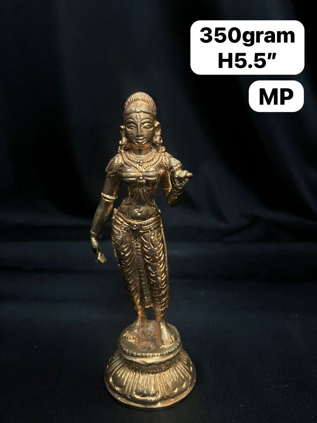 Panchaloha machte Andal Devi Goda Devi - Etsy.de