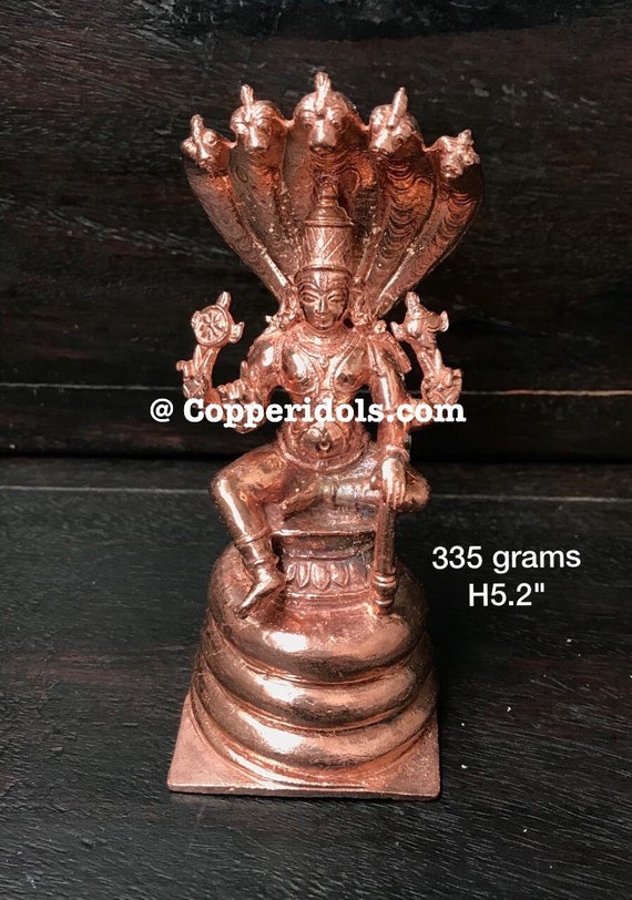 Prasiddh Copper Idols Presents Vishvaksenar With Adishesha | Etsy