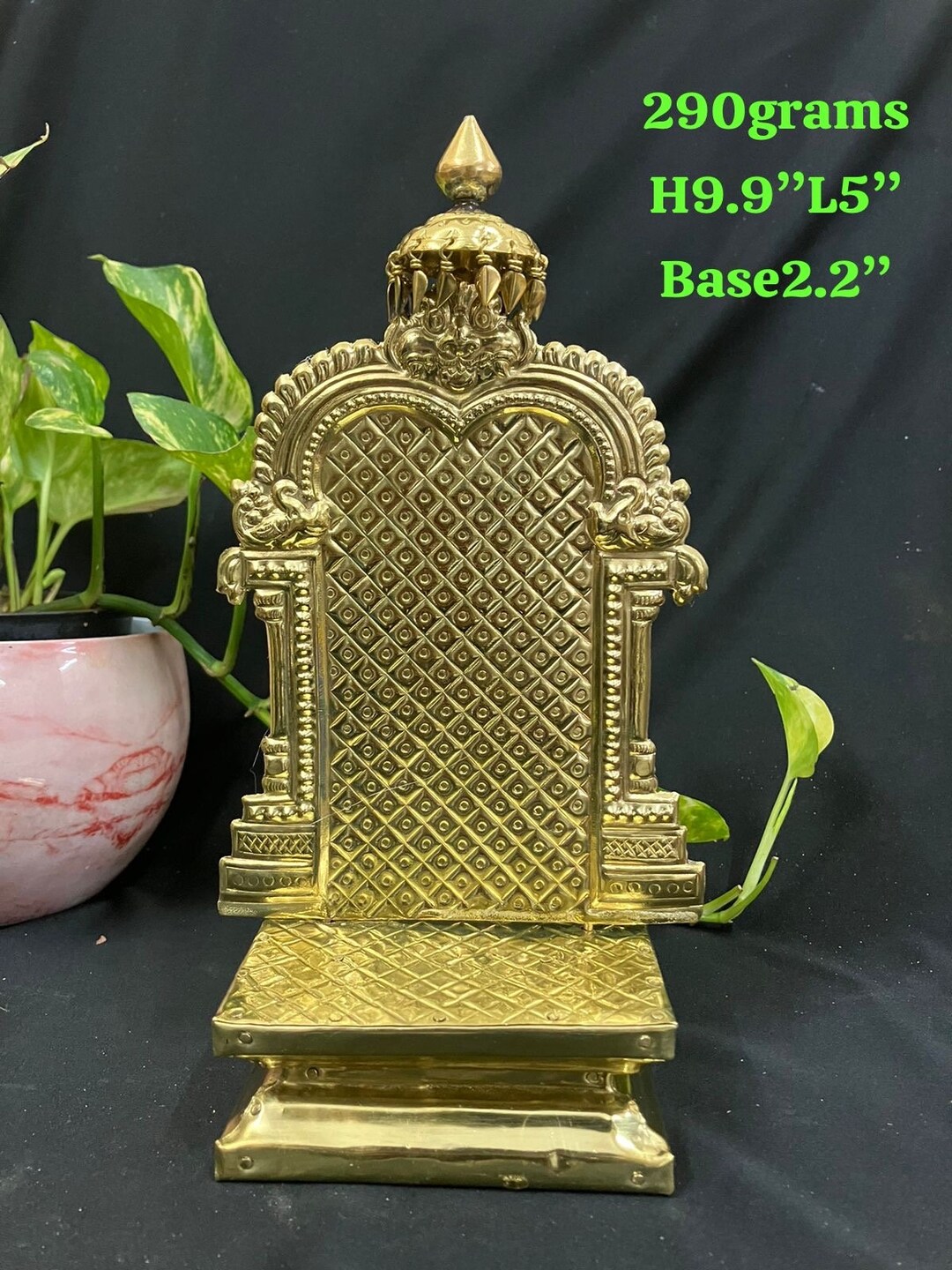 Prasiddh Copper Idols Presents Brass Peeta Prabhavali - Etsy