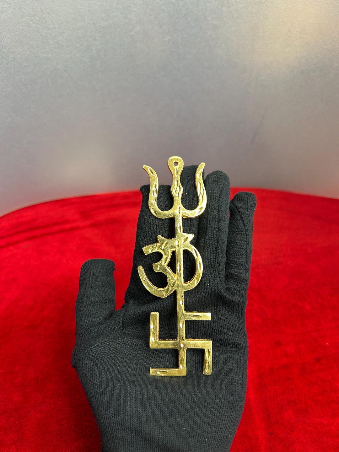 Trishul Om Swastik Religious Symbol Wall Mount - Etsy