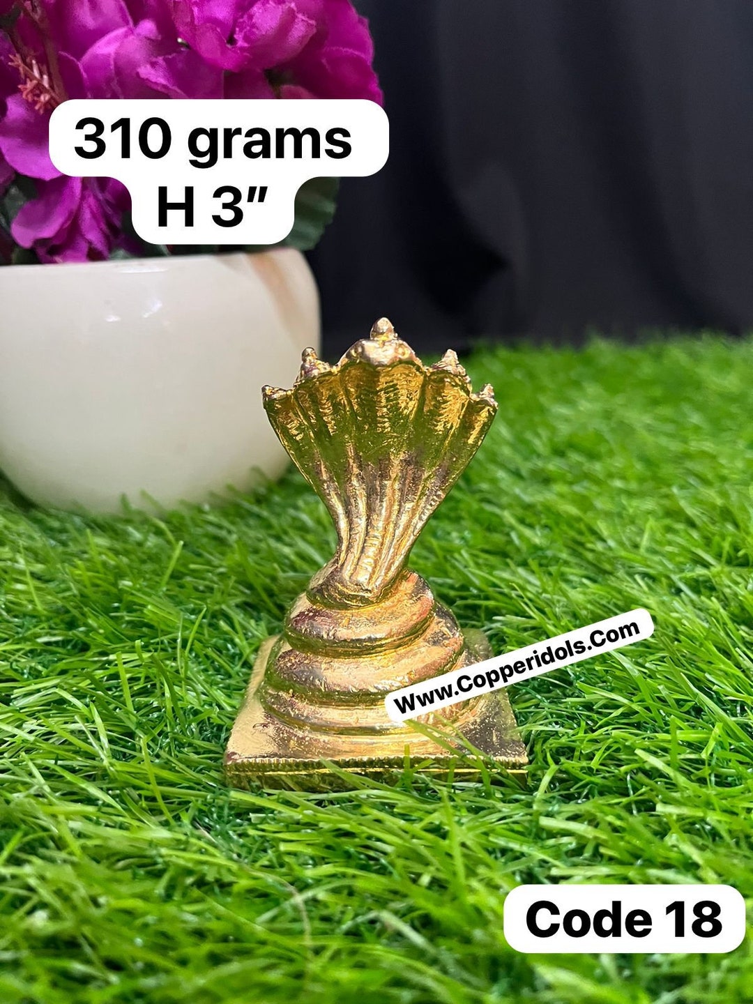 Prasiddh Copper Idol Present Panchaloha Idol of Shesha Naga - Etsy