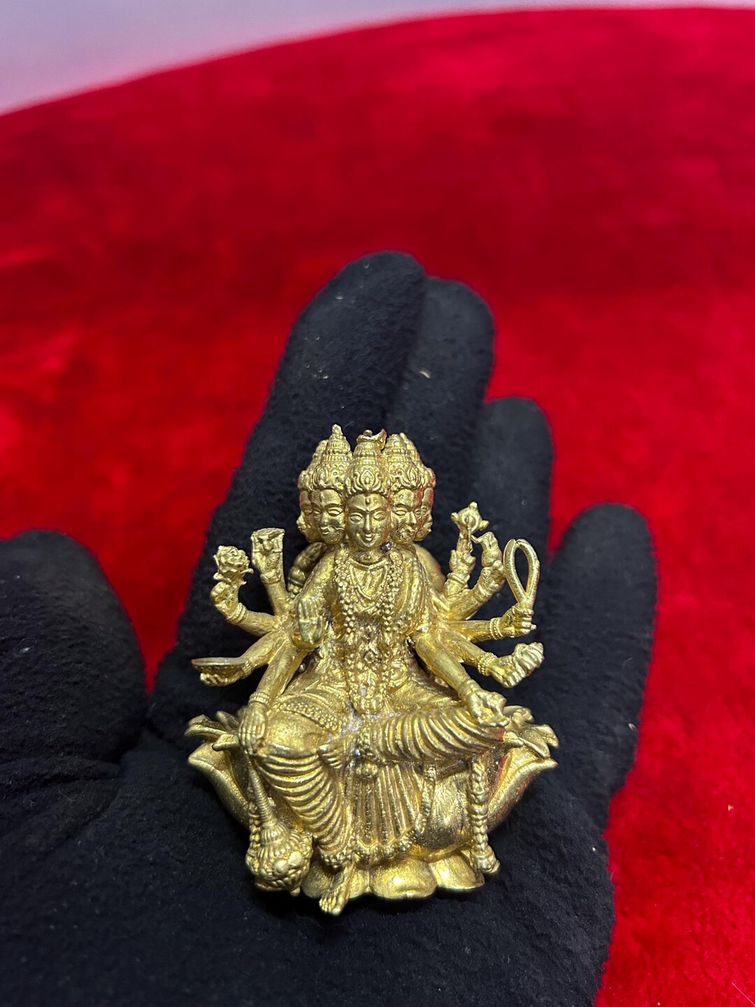 Prasiddh Copper Idols Presents Panchaloha Idol of Gayatri Devi - Etsy