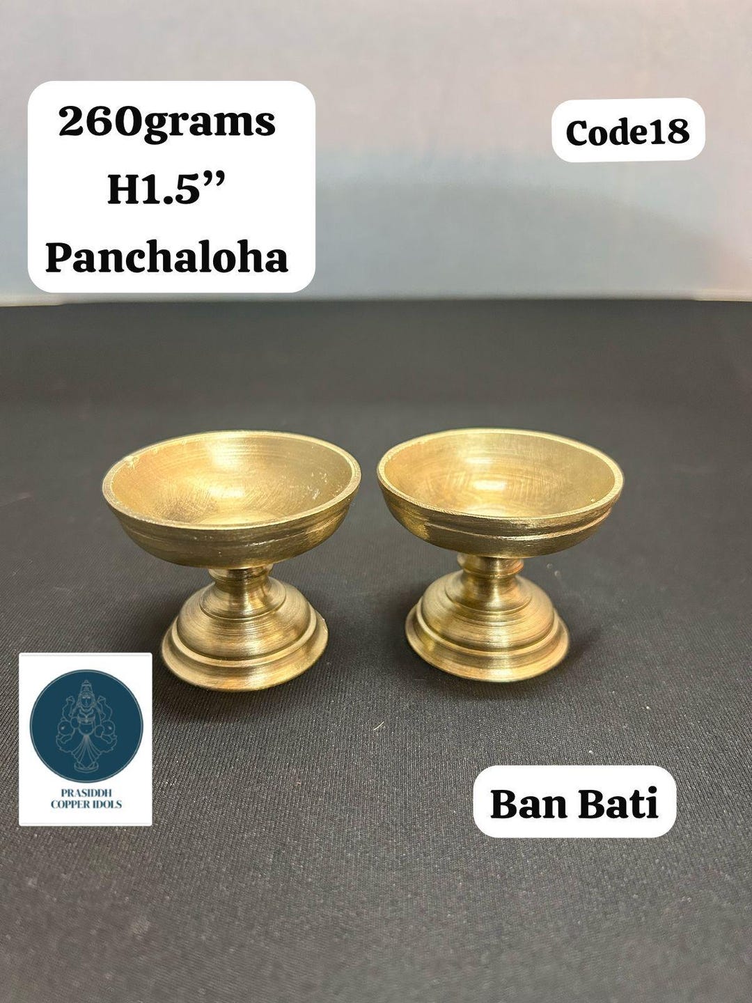 Prasiddh Copper Idols Presents Panchaloha Idol of Bowl Lamp Traditional ...
