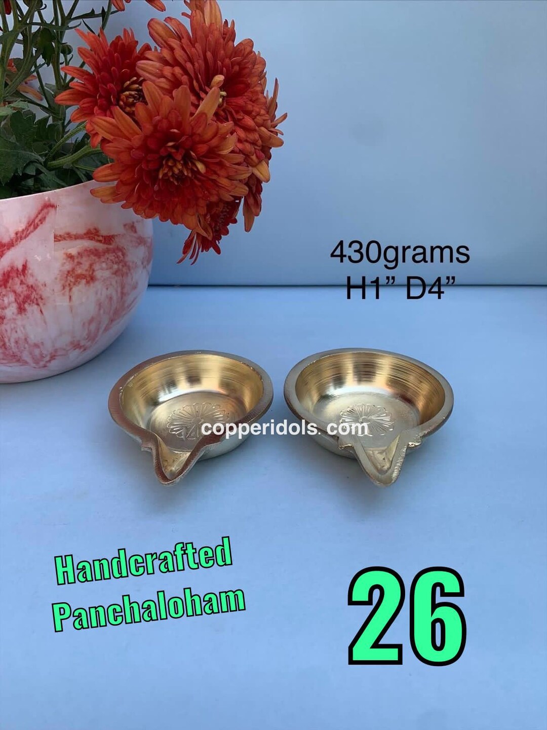 Prasiddh Copper Idols Present Panchaloha Handcrafted Deepam Lamp - Etsy
