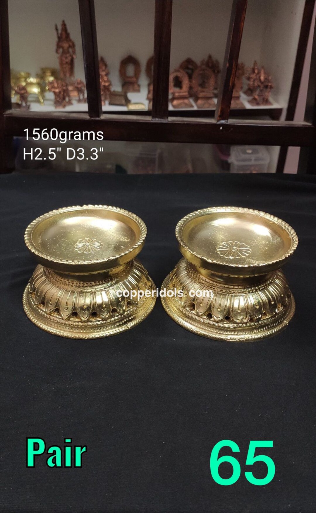 Prasiddh Copper Idols Present Panchaloha Idol of Bowl Lamps ( Deepam ...