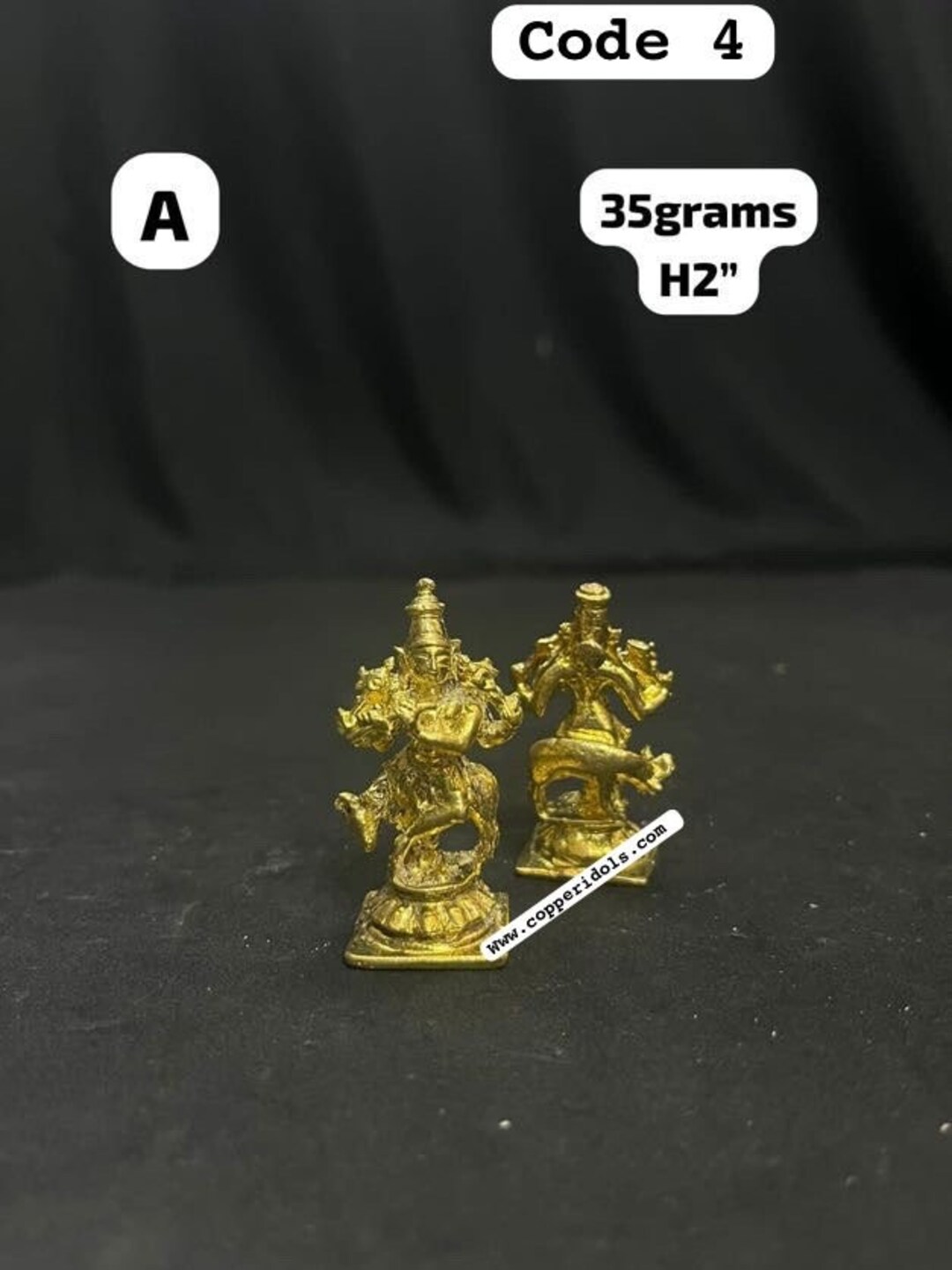 Panchaloha Idol of Sri Gopala Krishna - Etsy