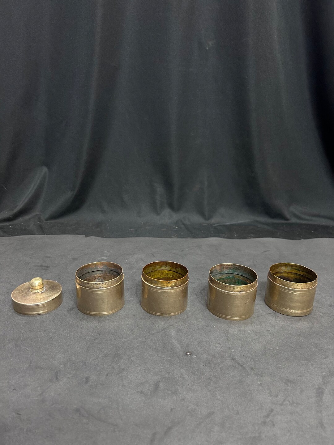 Vintage Stackable Haldi Kumkum Akshate Bowls - Etsy