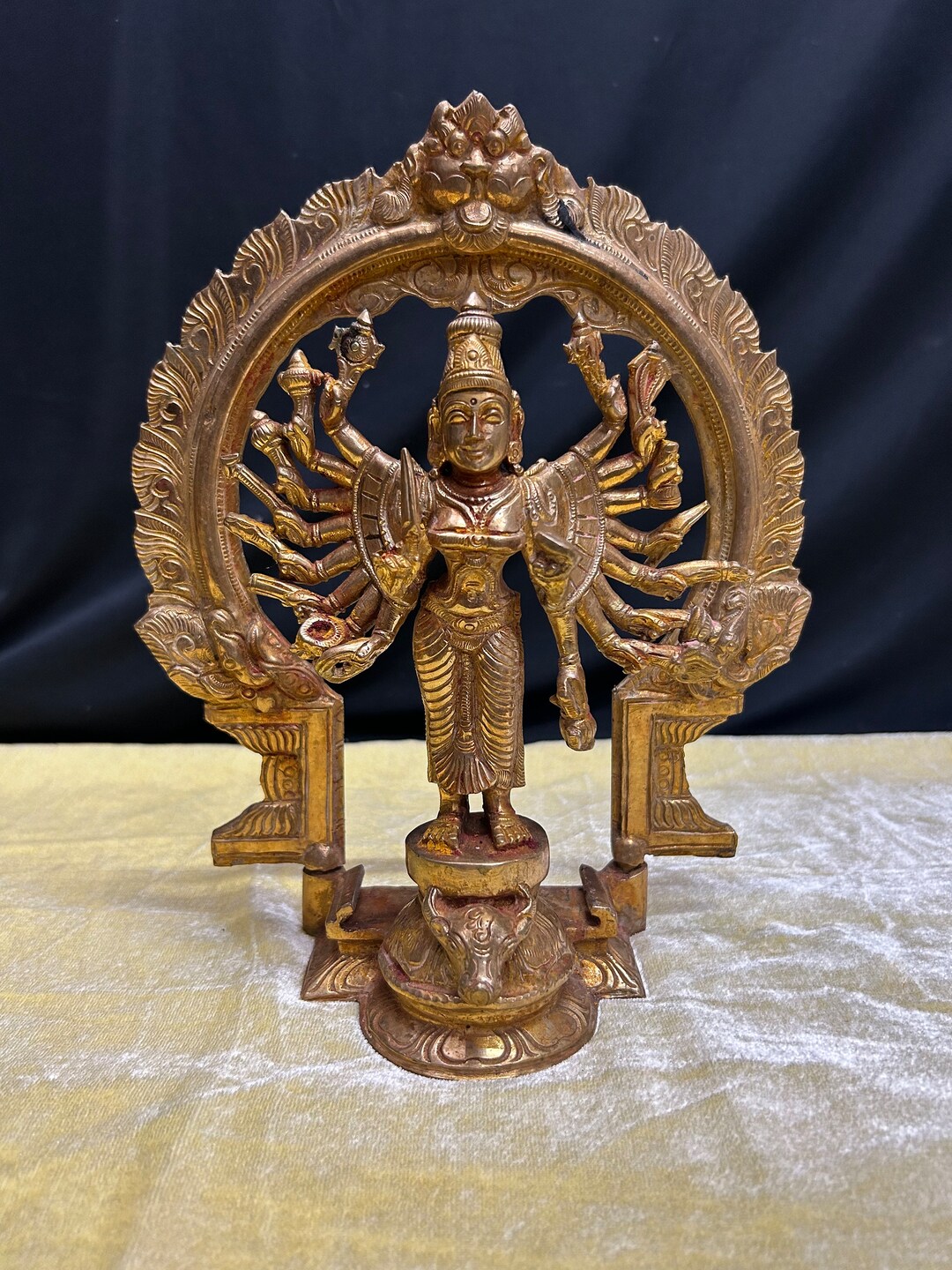 Vintage Bronze Idol of Chandika Durga Parmeshwari Devi - Etsy