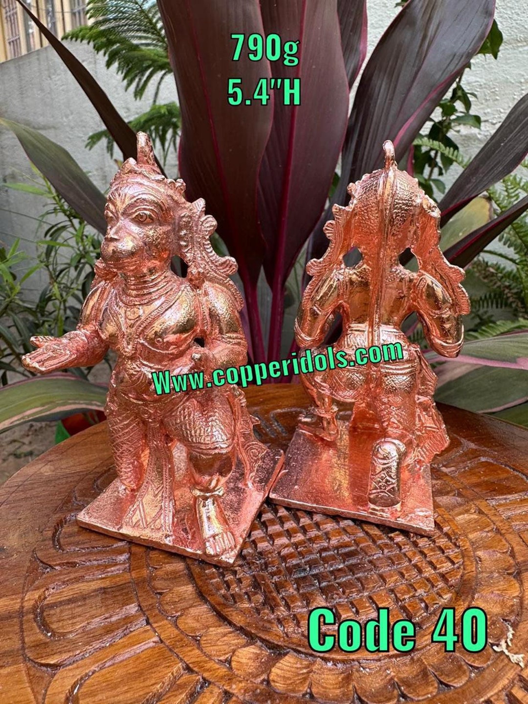 Prasiddh Copper Idols Present Copper Idol of Hanuman Vahana - Etsy