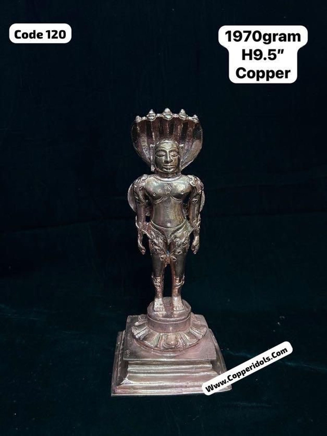 Prasiddh Copper Idols Present Copper Mahaveera - Etsy