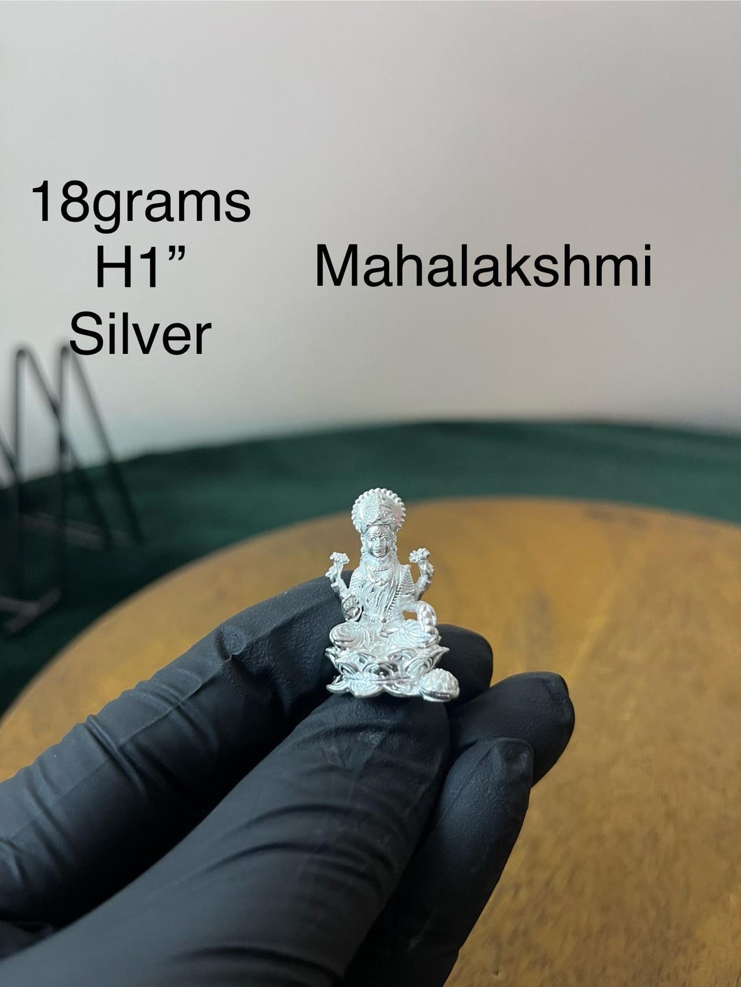 Silver Made Mahalakshmi Devi Idol - Etsy