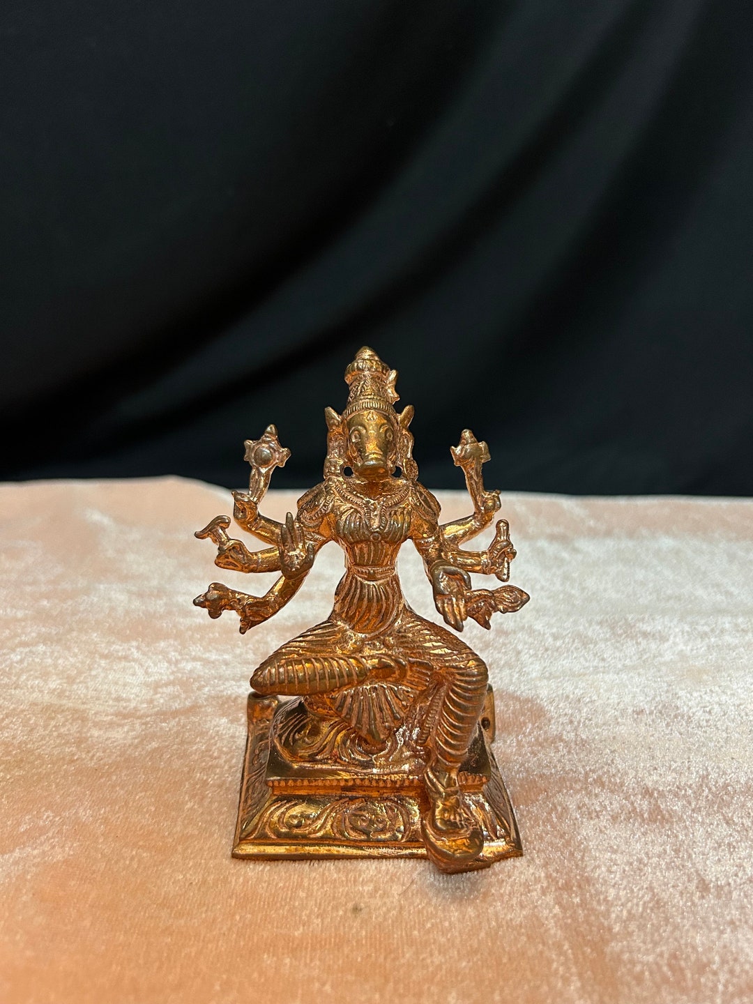 Copper Made Varahi Devi / Ashtabuja Varahi Devi - Etsy