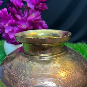 Vintage Bronze Cast Kalasa Pot - Etsy
