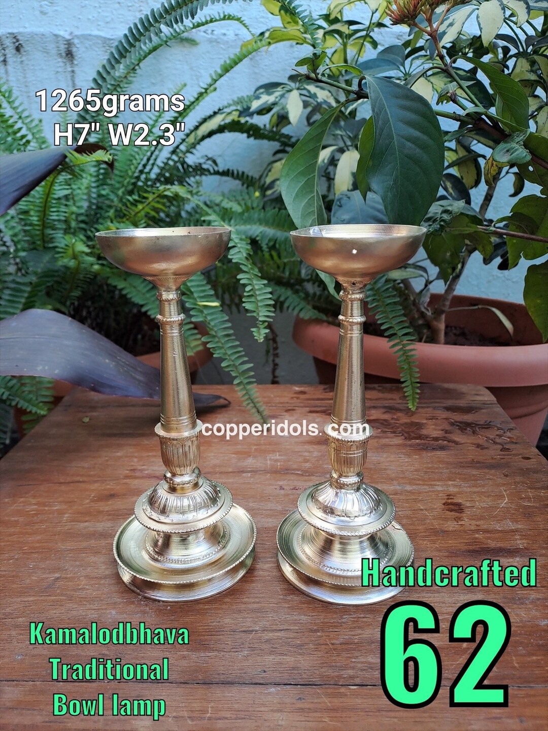 Prasiddh Copper Idols Present Panchaloha Handcrafted Lamp Diya - Etsy