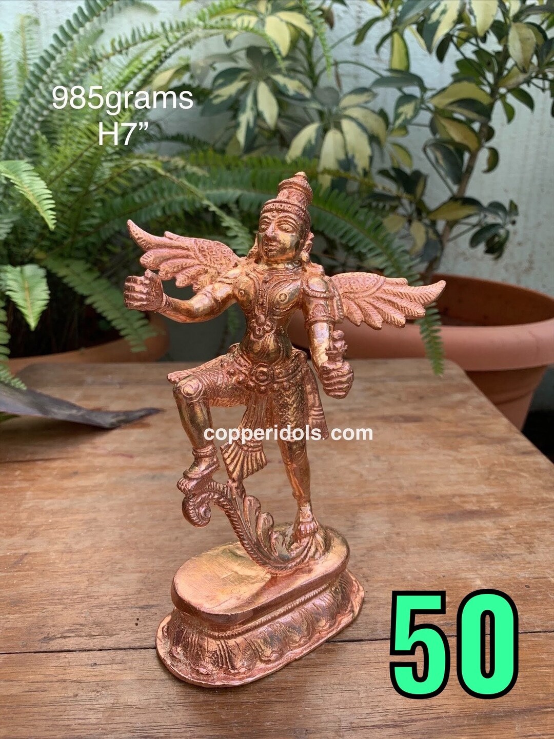Prasiddh Copper Idols Presents Copper Idol of Garuda Deva/lord Garuda ...