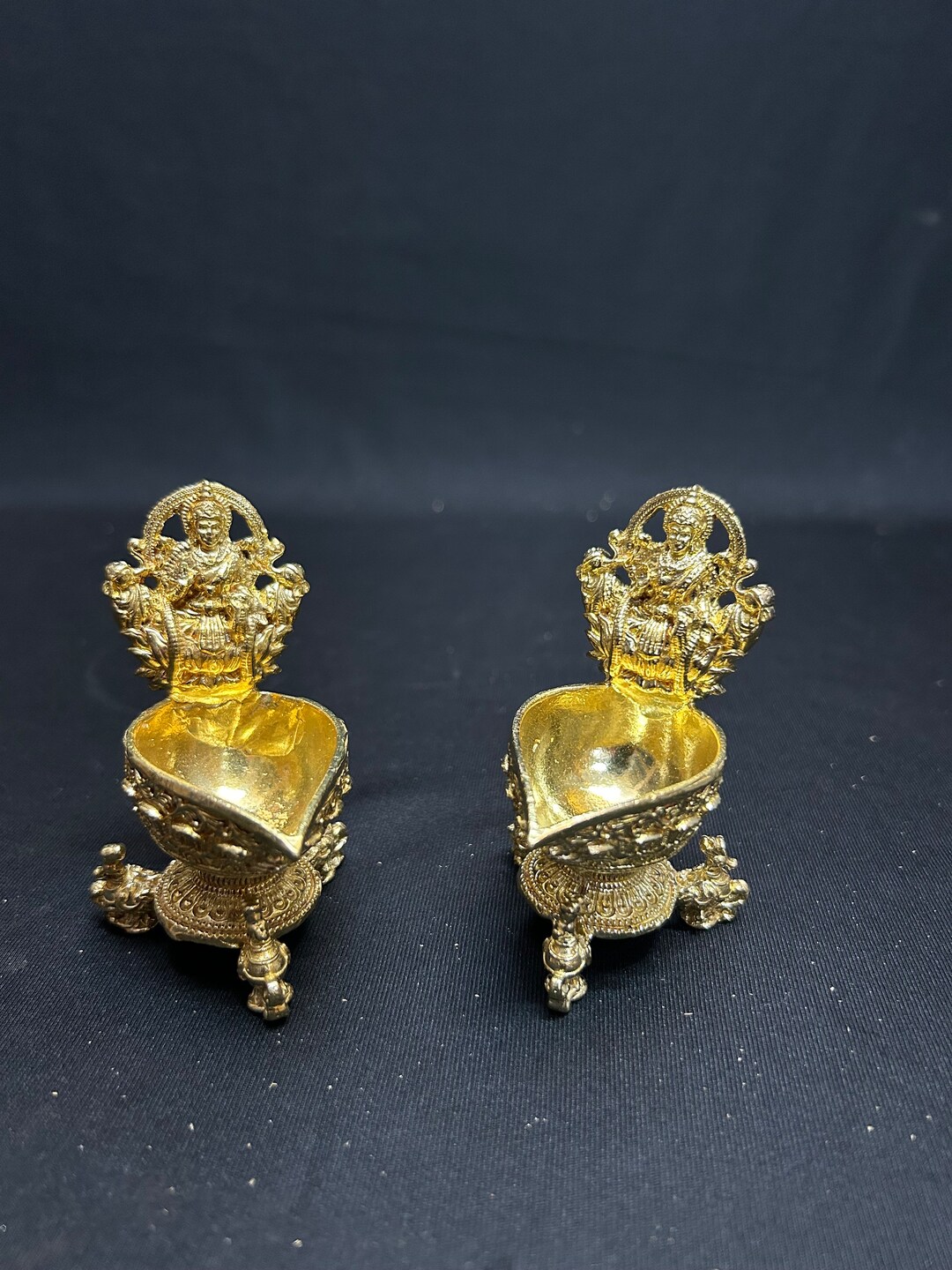 Prasiddh Copper Idols Presents Panchaloha Idol of Gajalakshmi Deepam ...