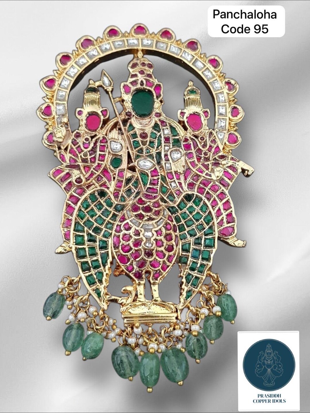 Panchaloha Made Gold Polished Subramanya Swamy Pendant - Etsy