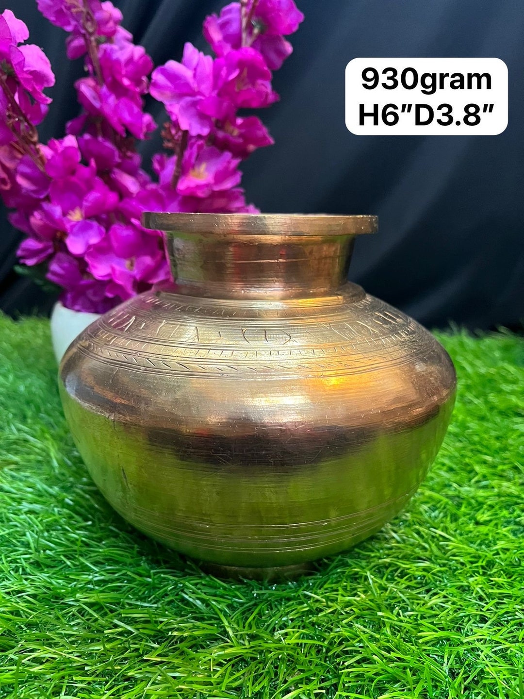 Vintage Broze Cast Kalasa Pot - Etsy