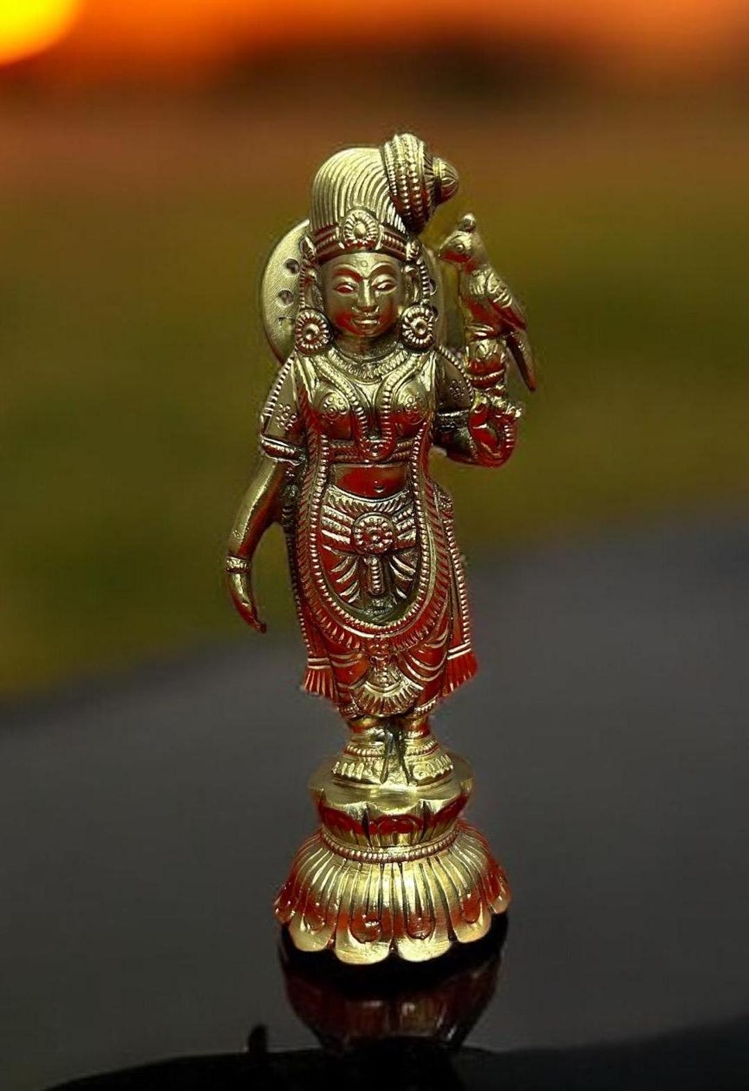 Panchaloham Handcrafted Andal Goda Devi , Neela Devi - Etsy